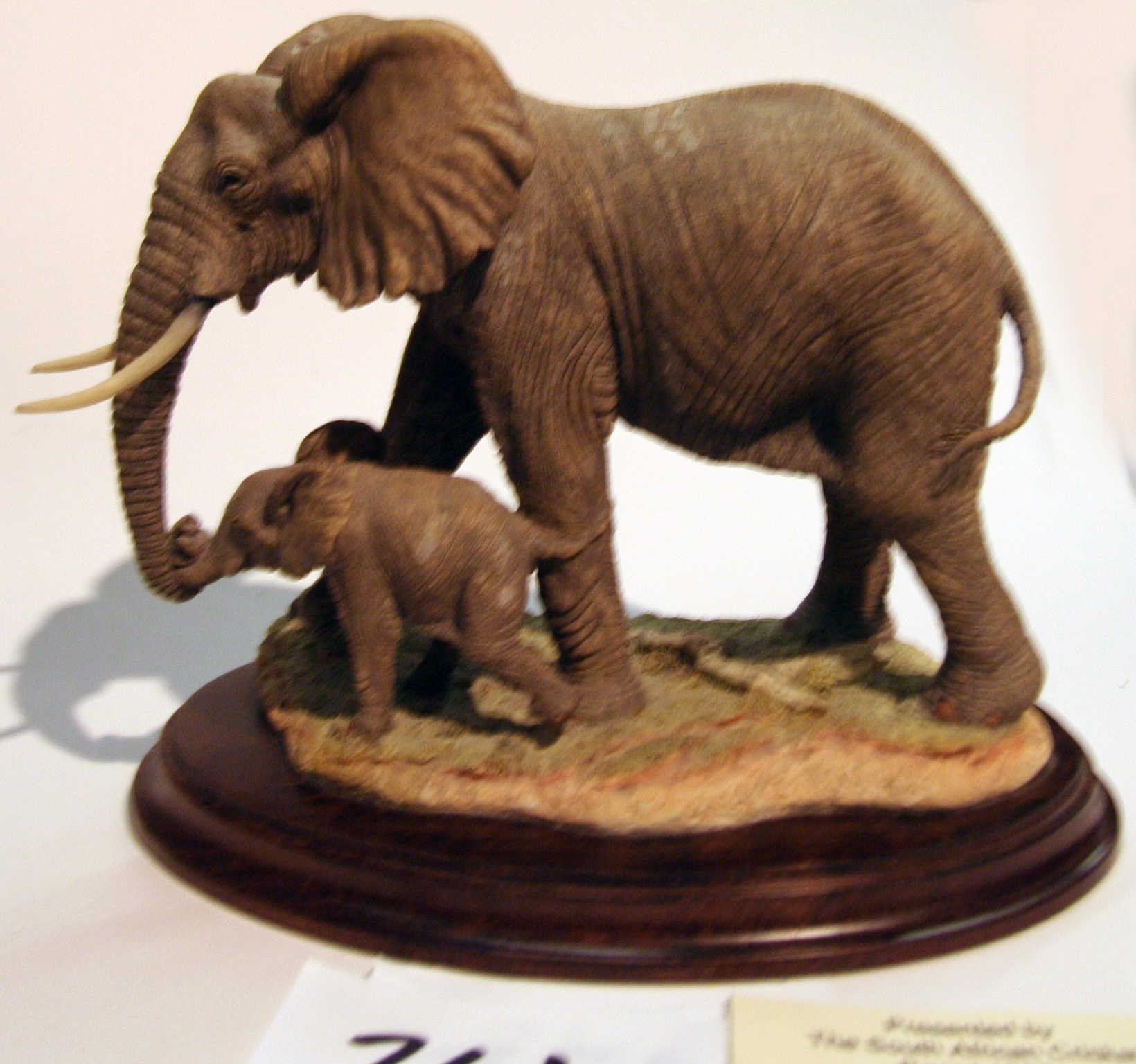 WC 26a.1 elephant trophy – Somerset Cricket Museum